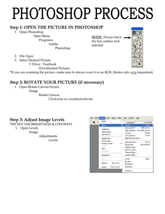 Photoshop Process | PDF