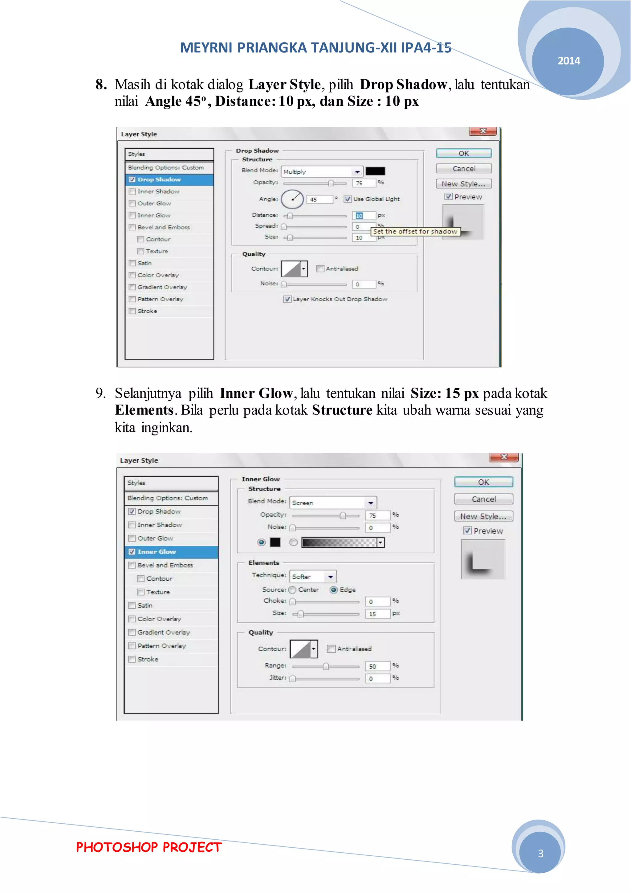 Photoshop project tutorial | PDF