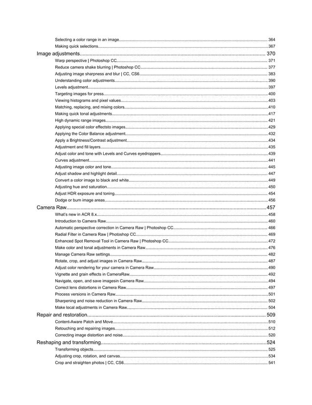 Photoshop reference | PDF