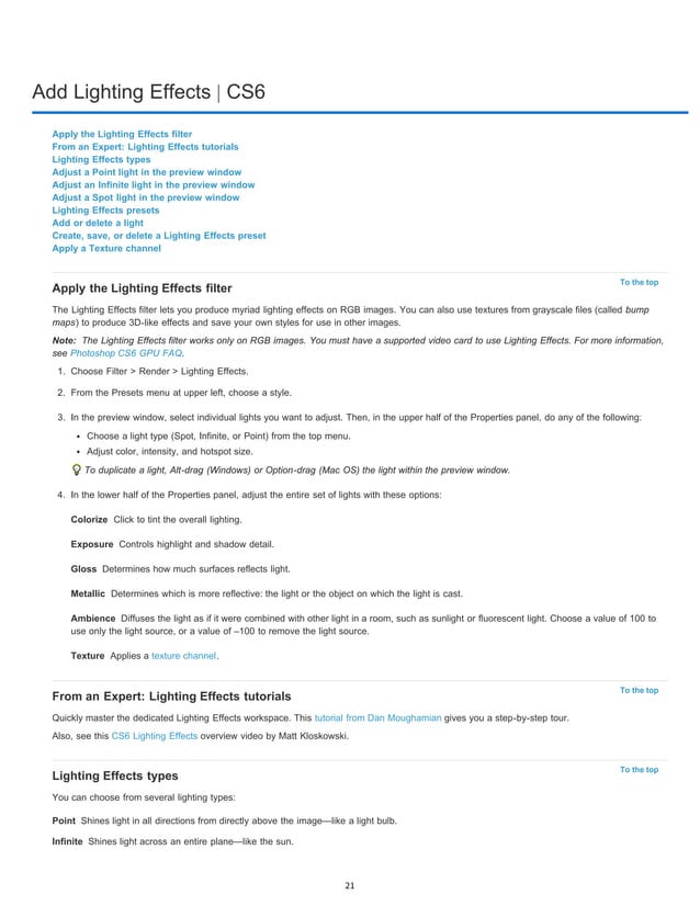 Photoshop reference | PDF