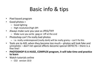 Photoshop task | PPTX