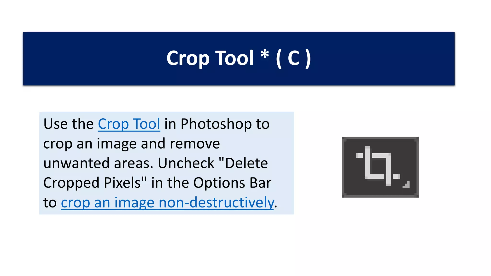 Adobe Photoshop Toolbar Introduction | PPTX