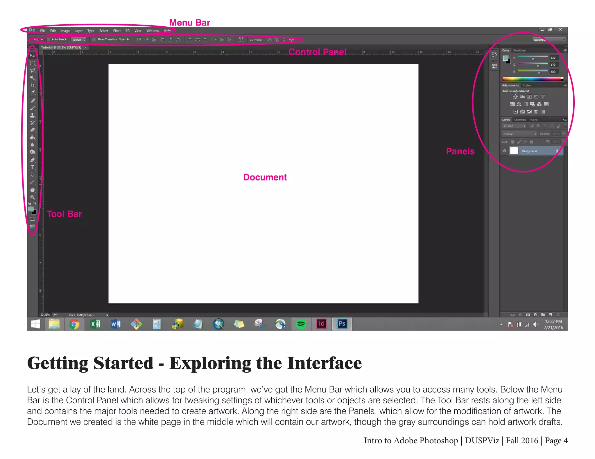 Intro to Adobe Photoshop