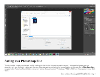 Intro to Adobe Photoshop | PDF