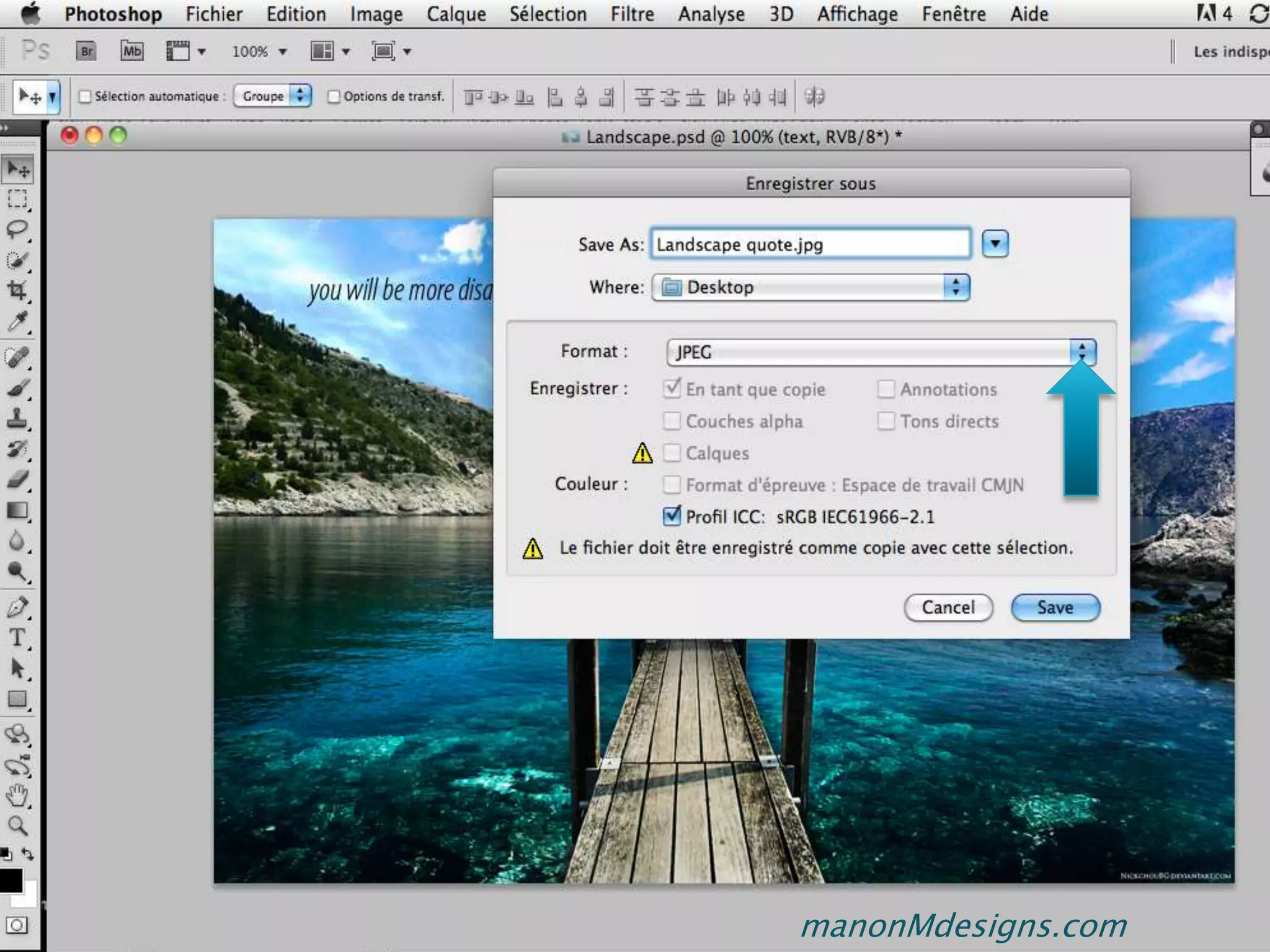 Photoshop tutorial: how to add text to an image. | PPTX | Desktop ...