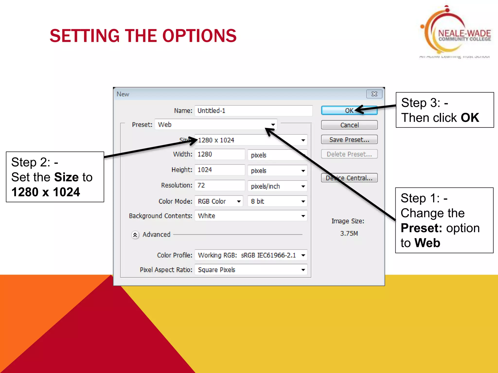 Photoshop tutorial 1 setting up the canvas | PPT