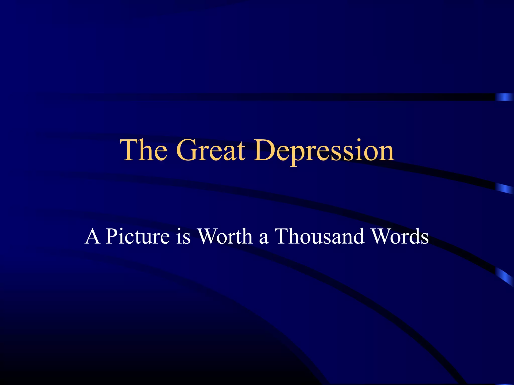 Great Depression PowerPoint | PPT