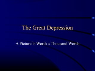 Great Depression PowerPoint | PPT
