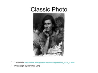 Photos of the great depression | PPT