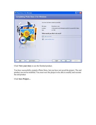 Photo story 3 guide | PDF