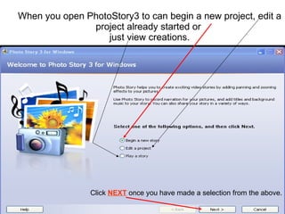 Photo Story 3 Tutorial | PPT | Photo Editing Software | Computer ...