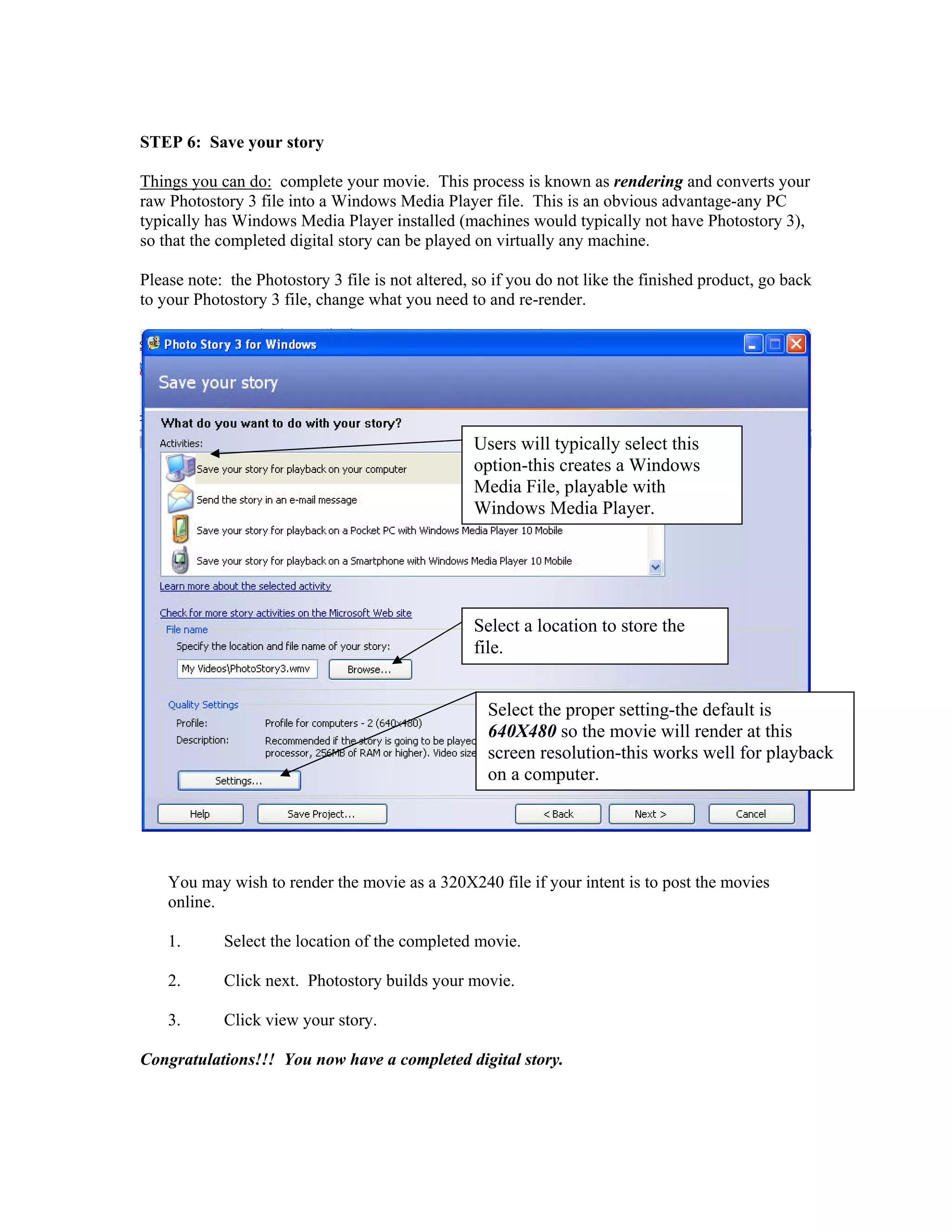 Photo story 3 tutorial | PDF
