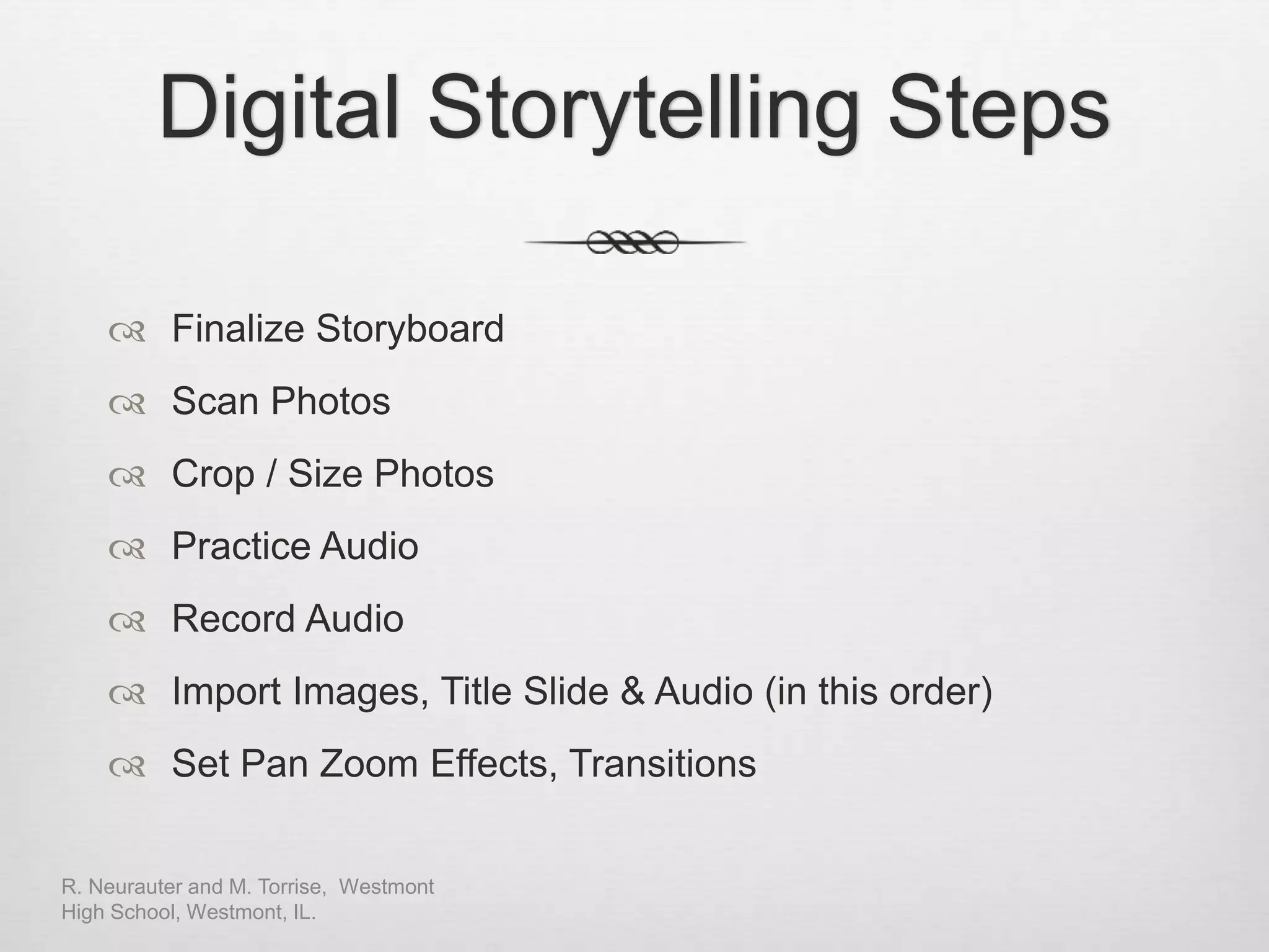 Introduction to Digital Storytelling | PPT