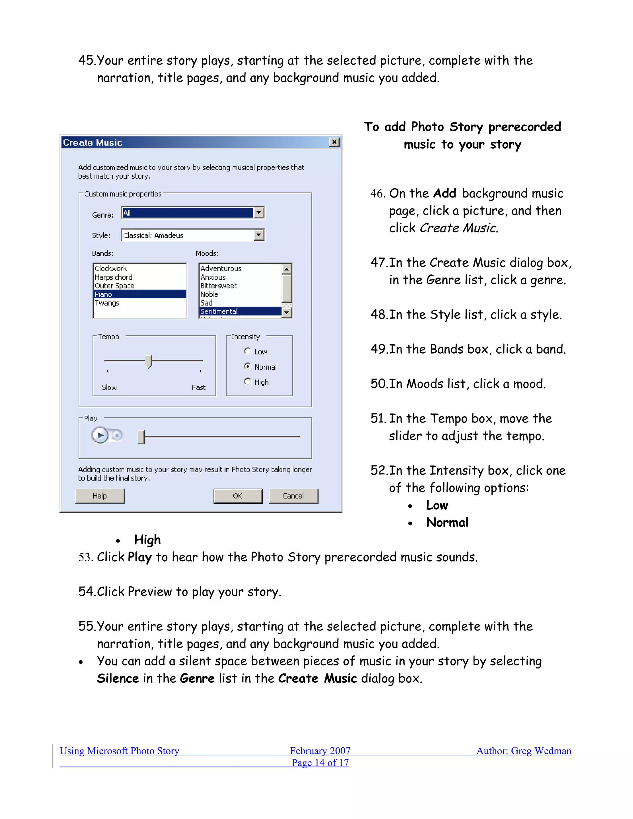 Photo Story Manual | DOC