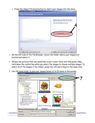 Photo Story Manual | DOC