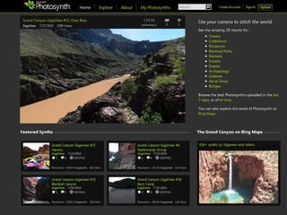 Photosynths as a method for capturing rich visual, qualitative data | PPT