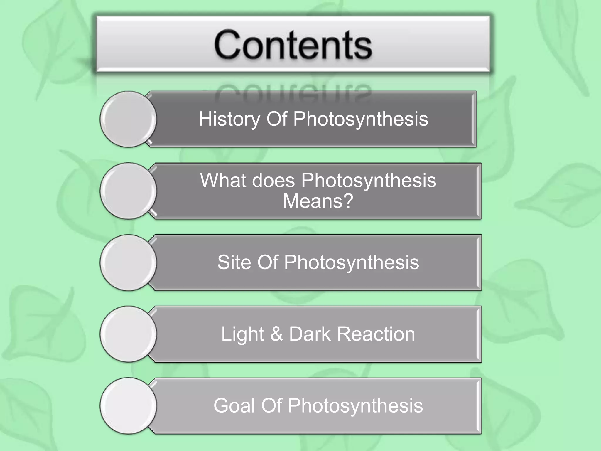 Photosynthesis | PPTX