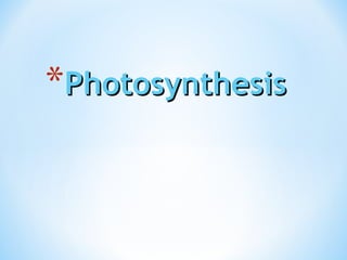 Photosynthesis | PPT