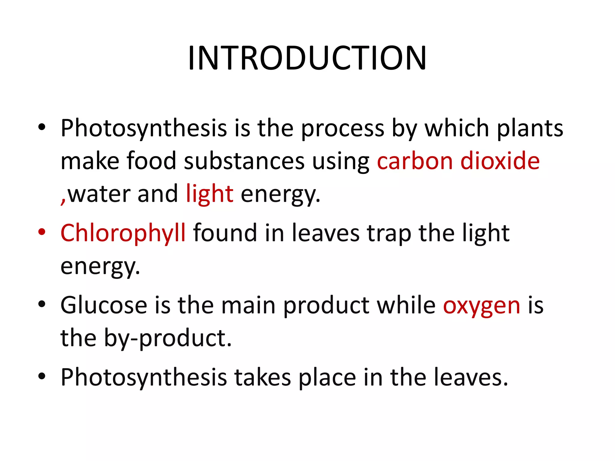 Photosynthesis igcse. | PPTX