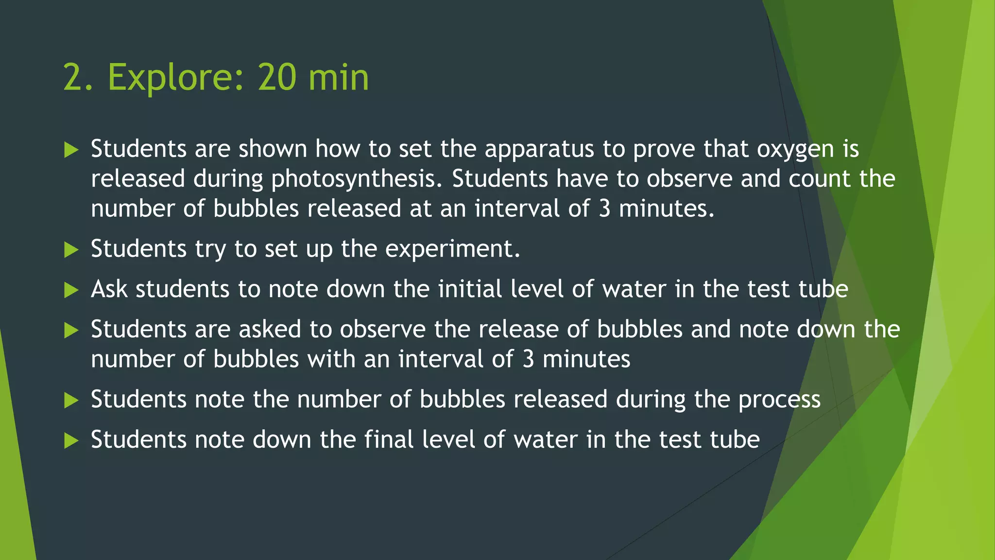 5 E Model lesson plan in biology- Photosynthesis | PPTX