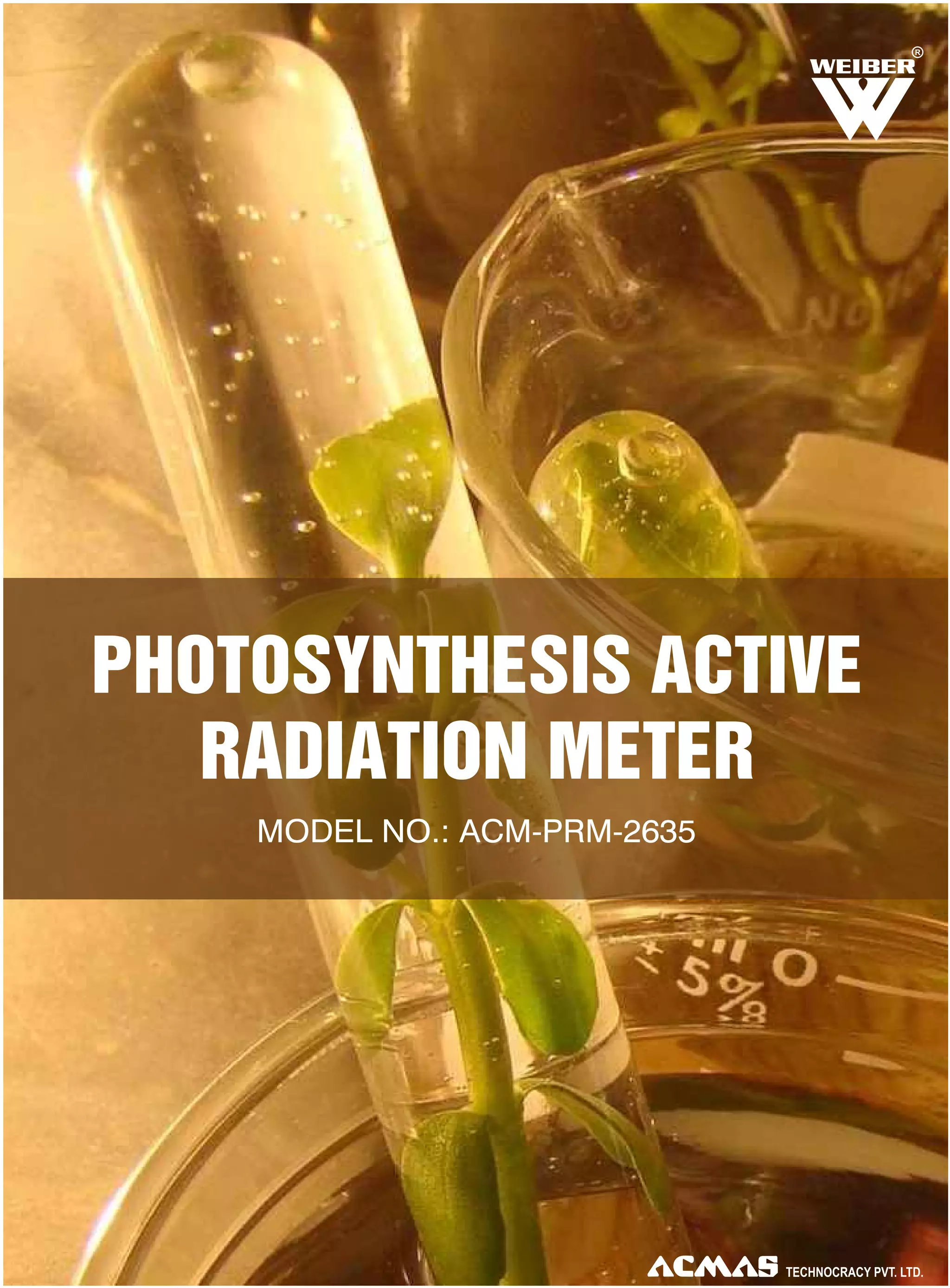 Photosynthesis Active Radiation Meter by ACMAS Technologies Pvt Ltd. | PDF
