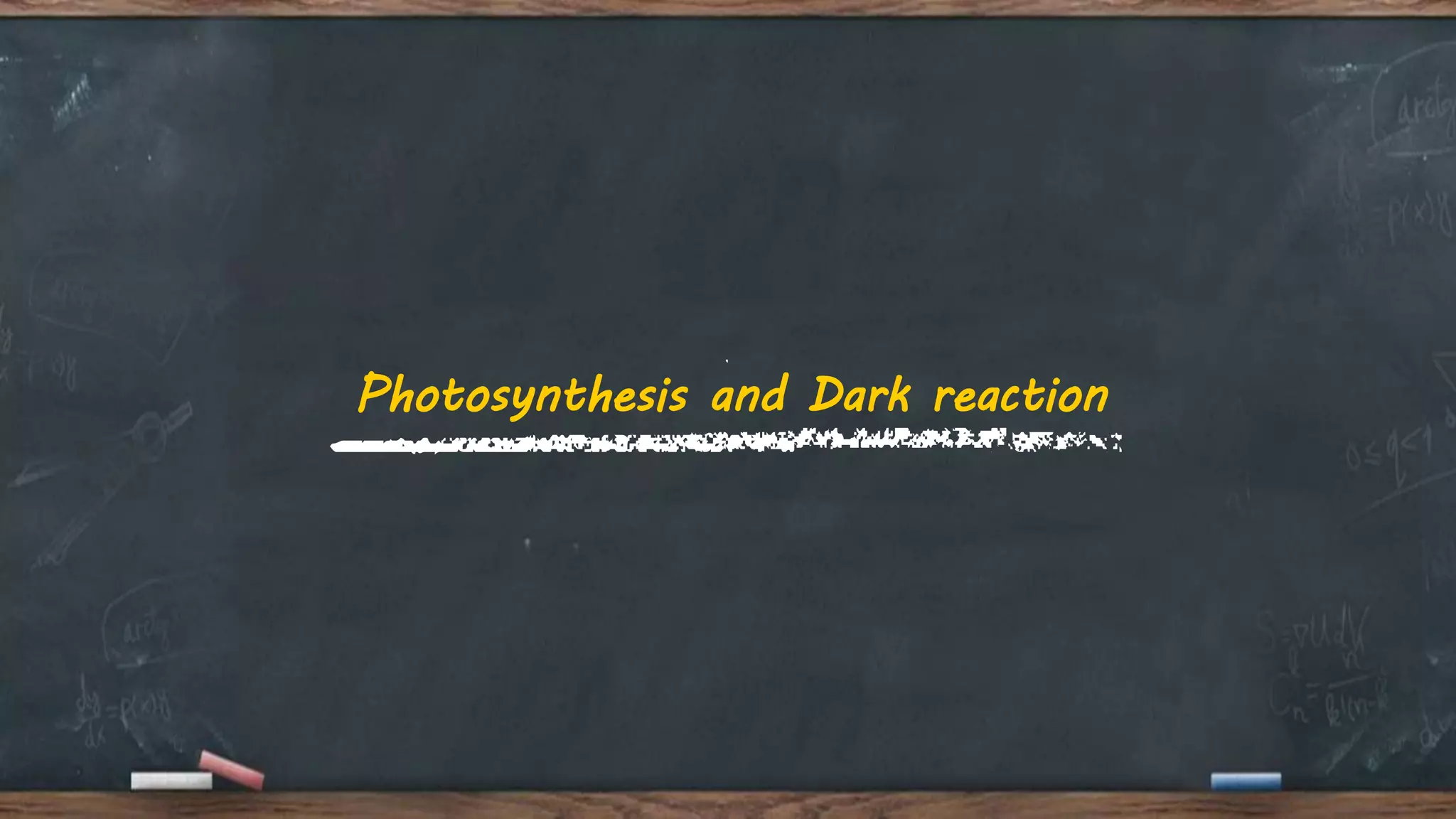 Photosynthesis dark reaction | PPTX