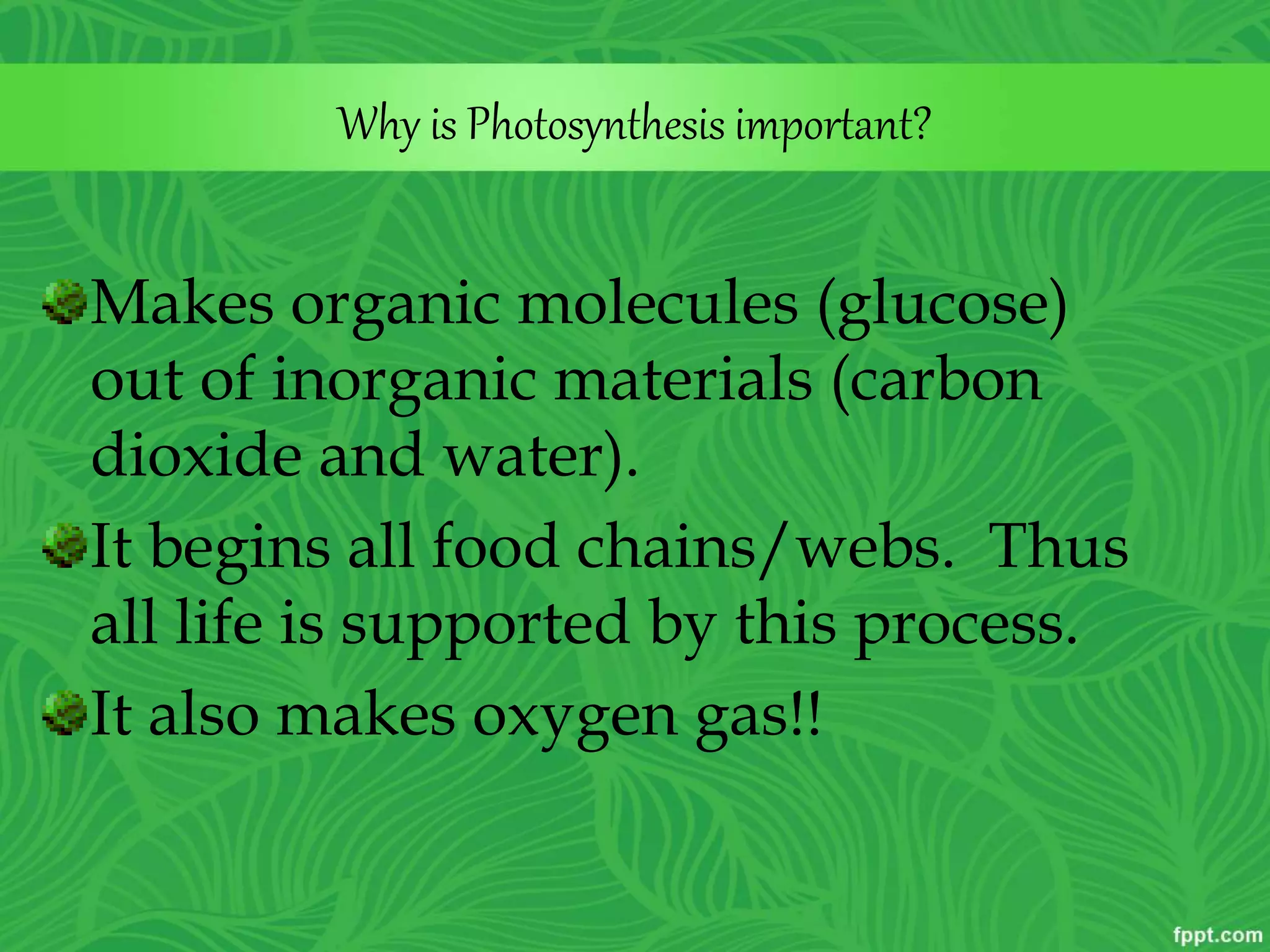 Photosynthesis for UG students | PPTX