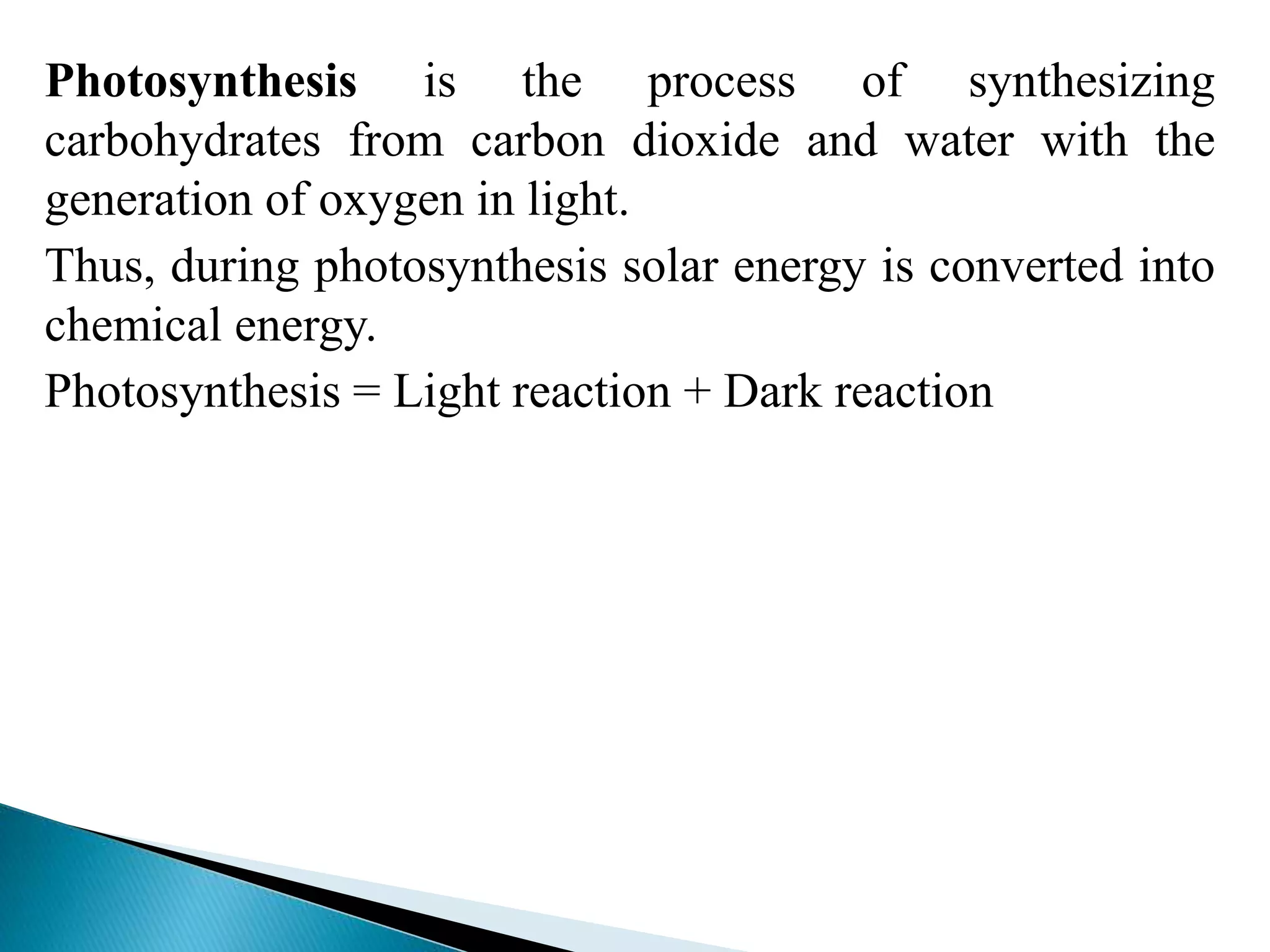 Photosynthesis in plants | PPTX