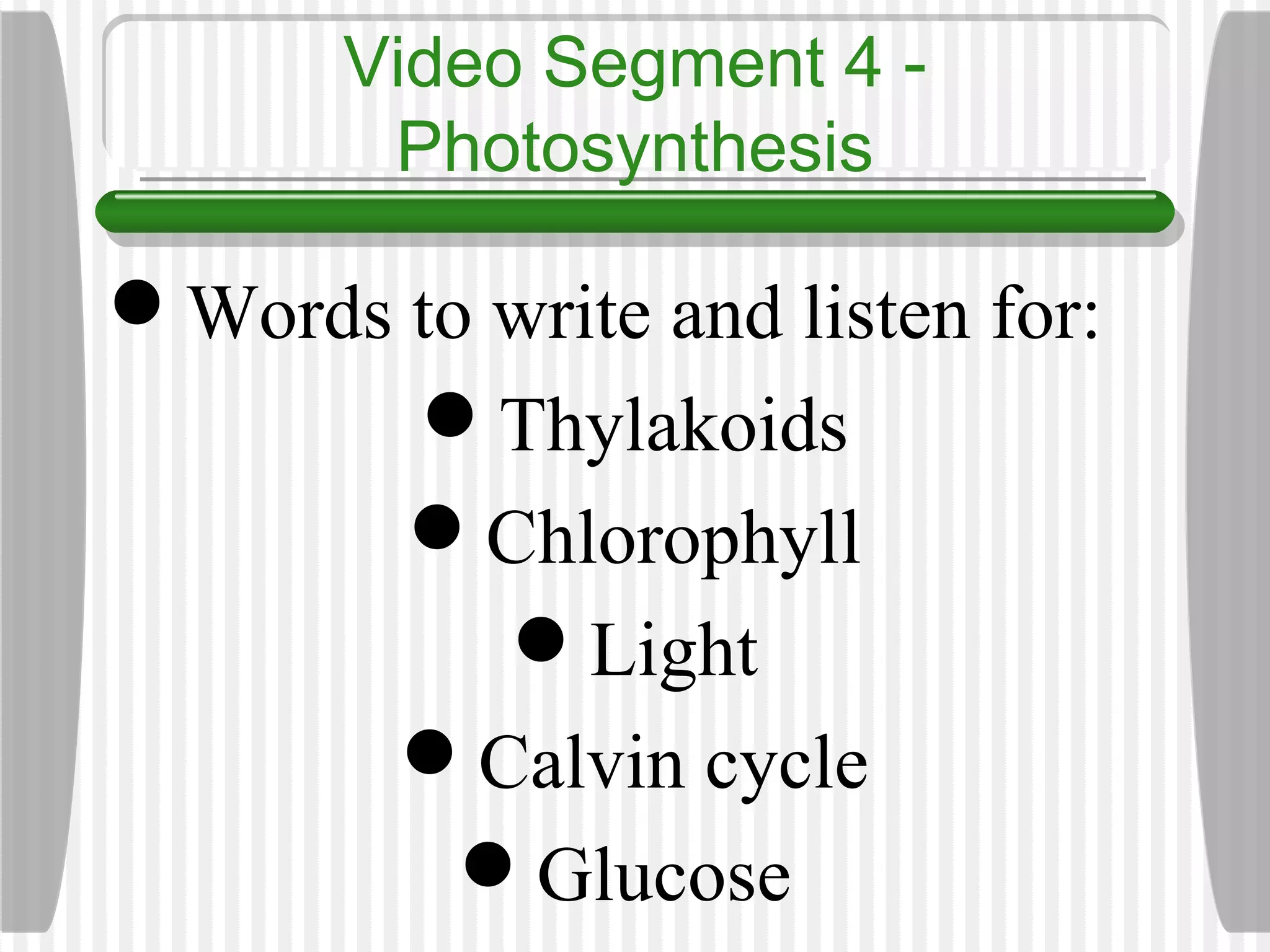 Photosynthesis introduction for Advanced Biology 9th grade | PPT