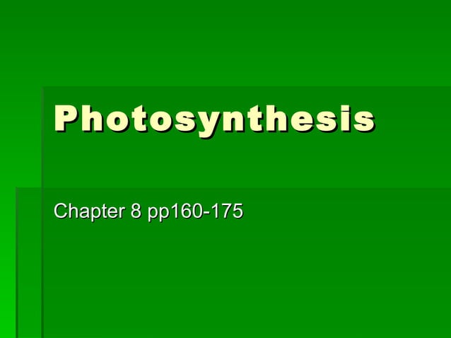 Photosynthesis part 1 | PPT | Gardening | Home & Garden