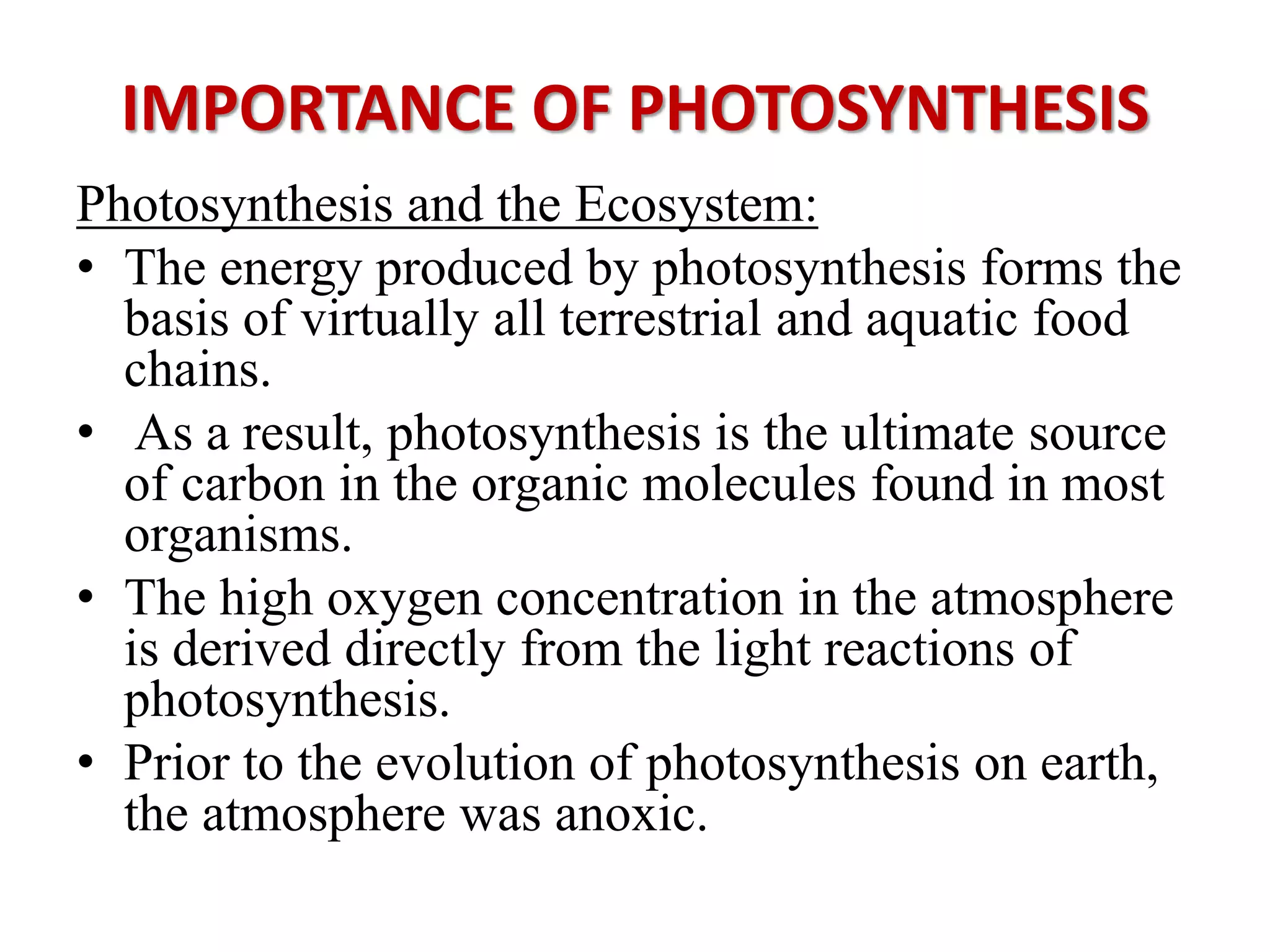 Photosynthesis | PPTX