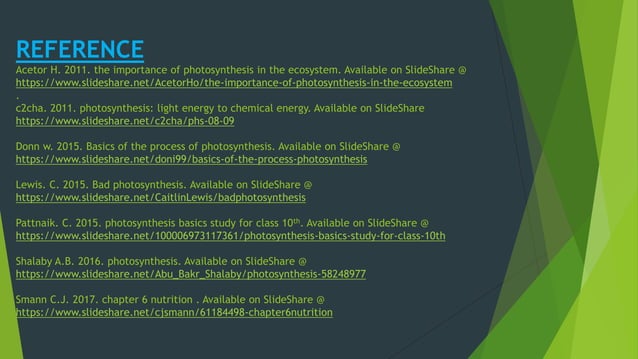Photosynthesis process slideshare | PPTX | Biological Sciences | Science