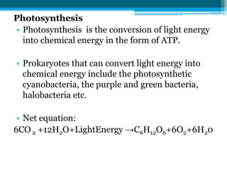 Photosynthesis in bacteria and its types | PPTX