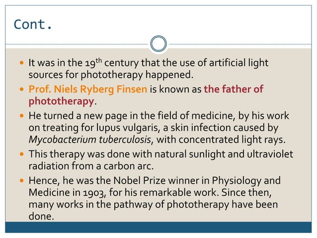 Phototherapy | PPSX | Skin and Dermatology | Diseases and Conditions