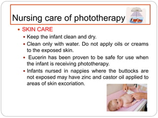 Phototherapy in neonatal jaundice | PPTX