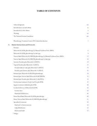 Phototherapy treatment protocol | PDF