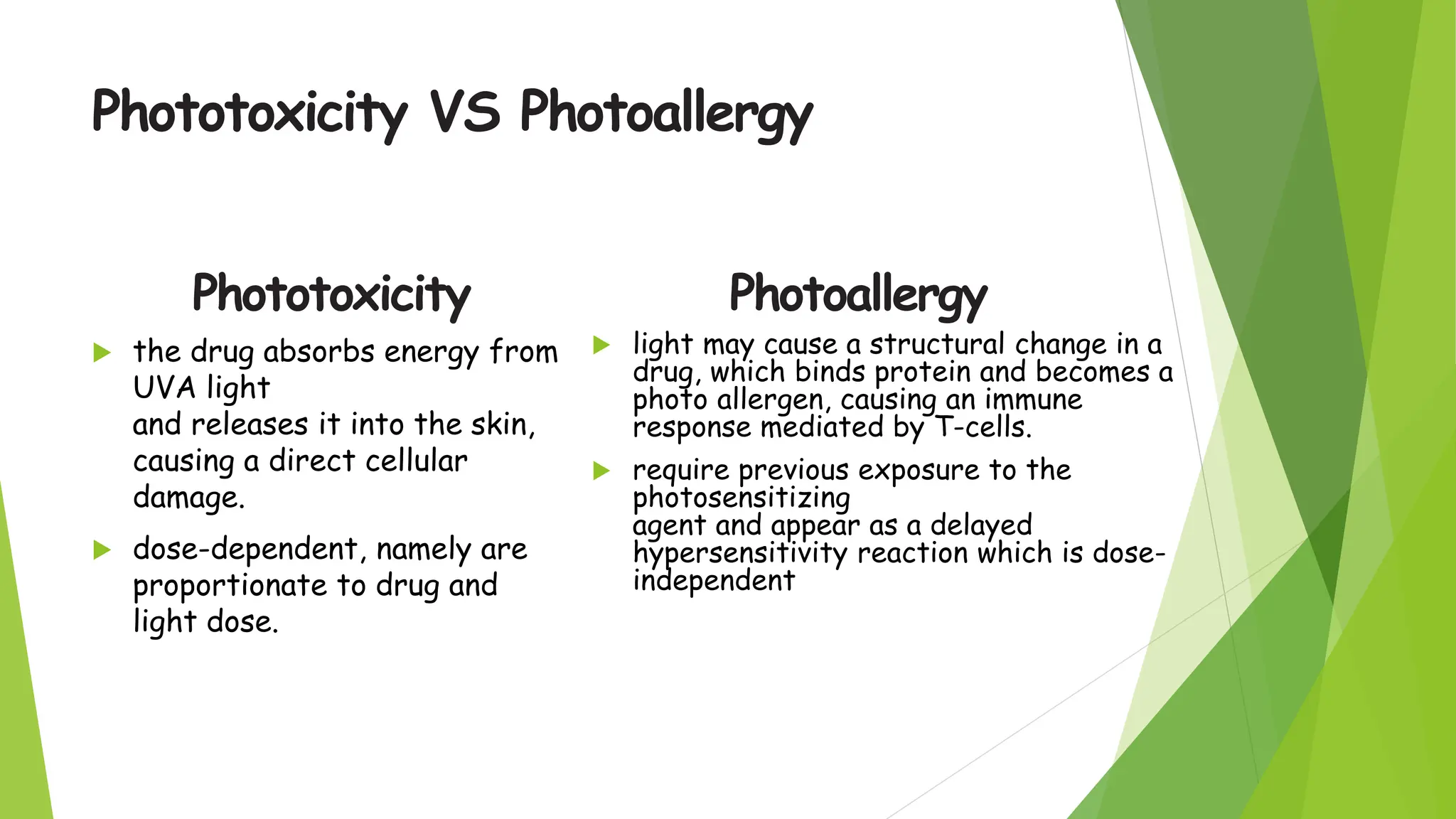 PHOTO TOXICITY Presentation University of Tehran | PDF
