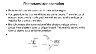 Phototransistors | PPTX