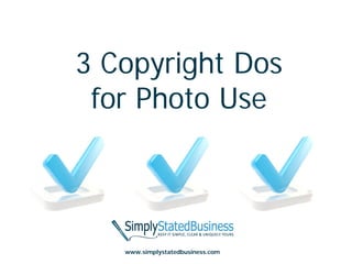 3 Copyright Dos for Photo Use | PPT