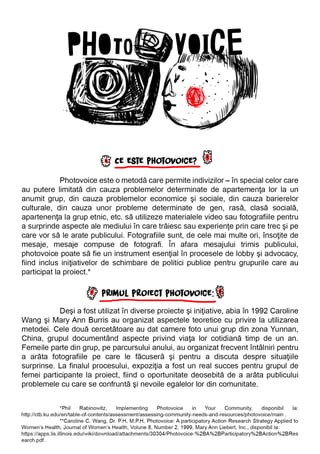 Photovoice | PDF
