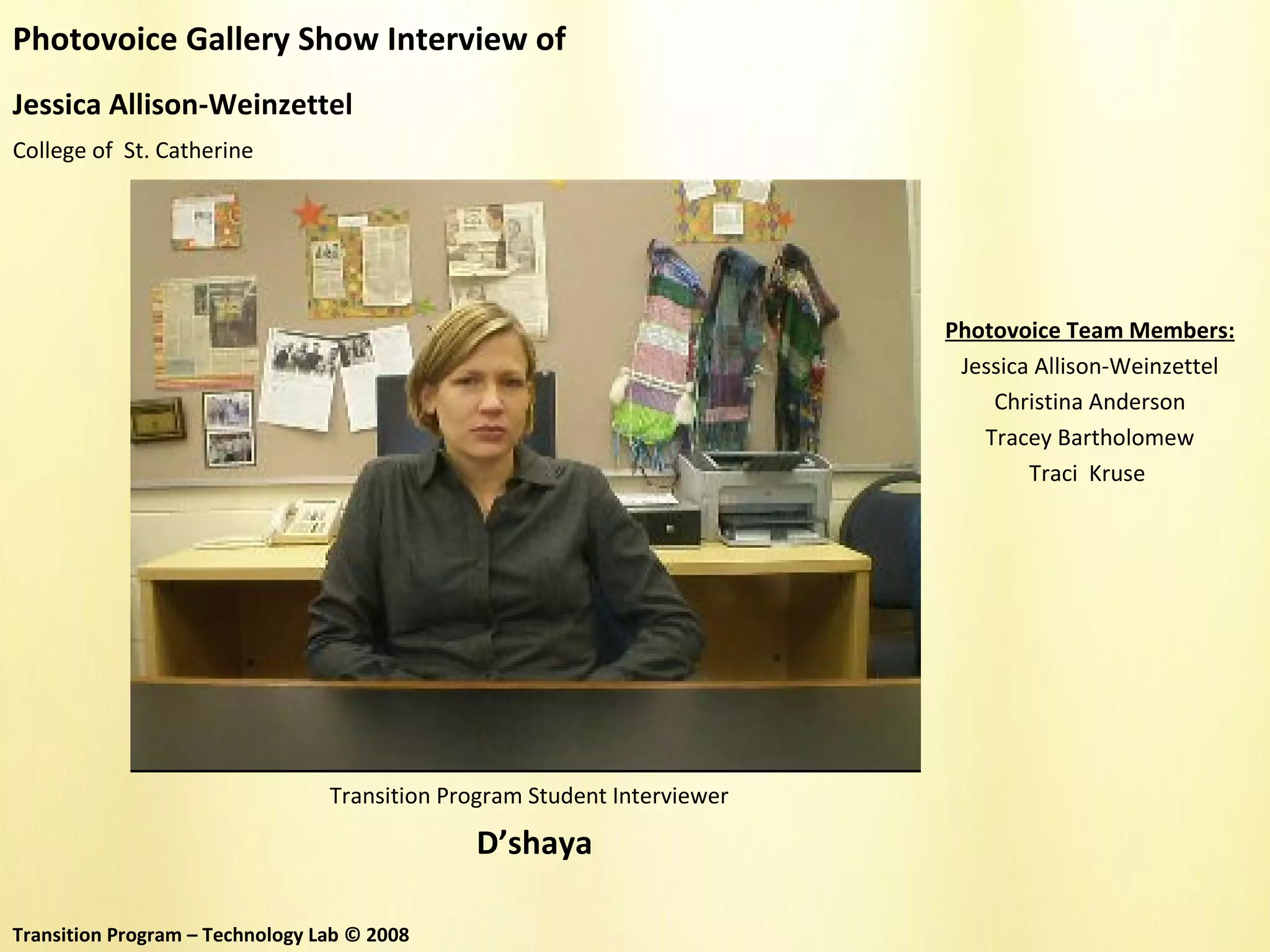 Photovoice Gallery Show | PPT