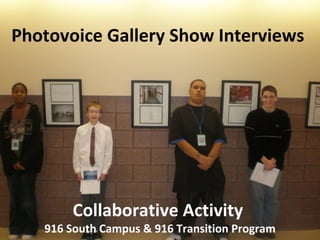 Photovoice Gallery Show | PPT
