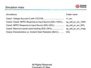 Circuit Simulation of LTC3105+Solar Cell(SPICE Model) Using LTspice | PPT