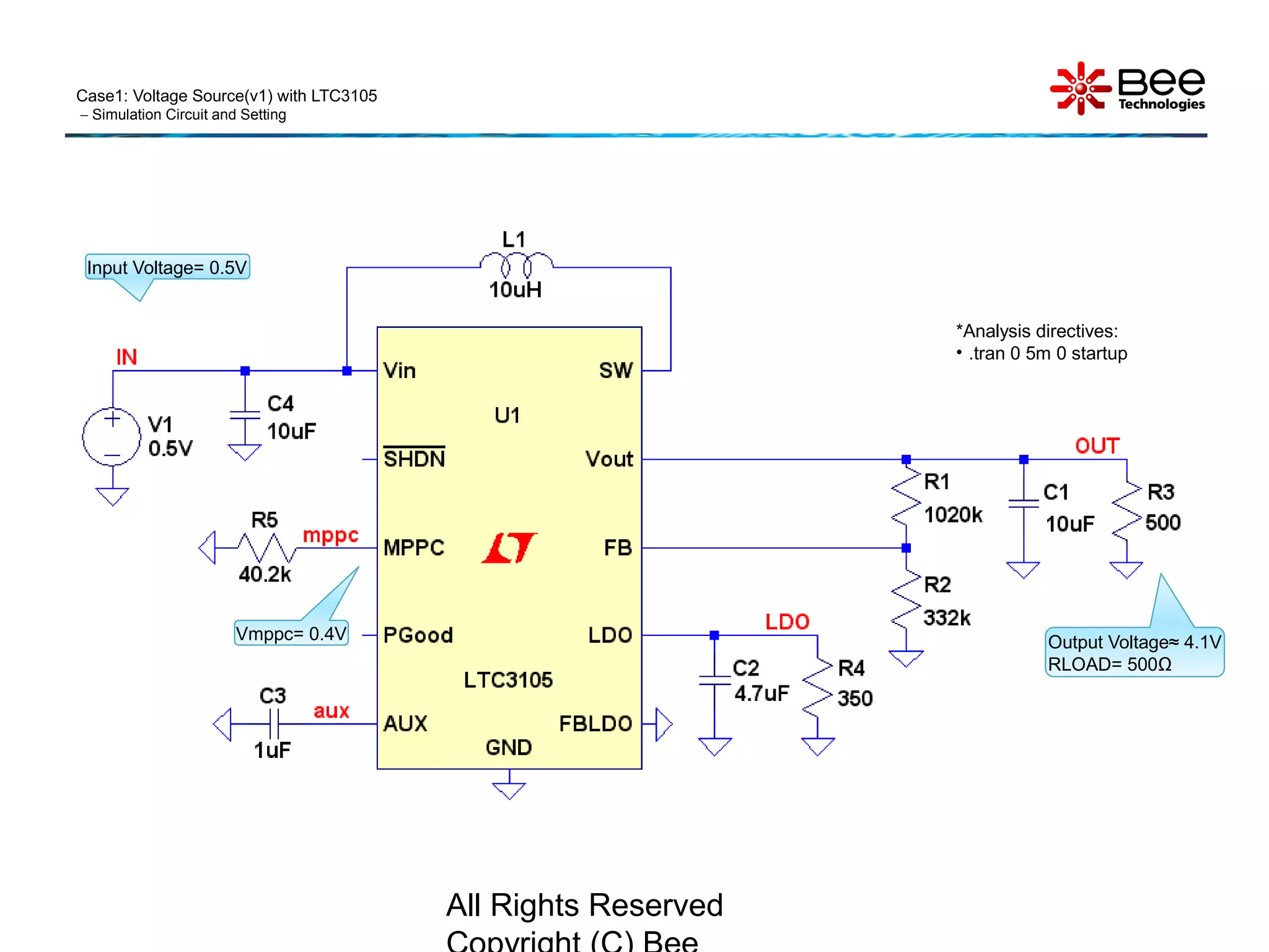 Circuit Simulation of LTC3105+Solar Cell(SPICE Model) Using LTspice ...