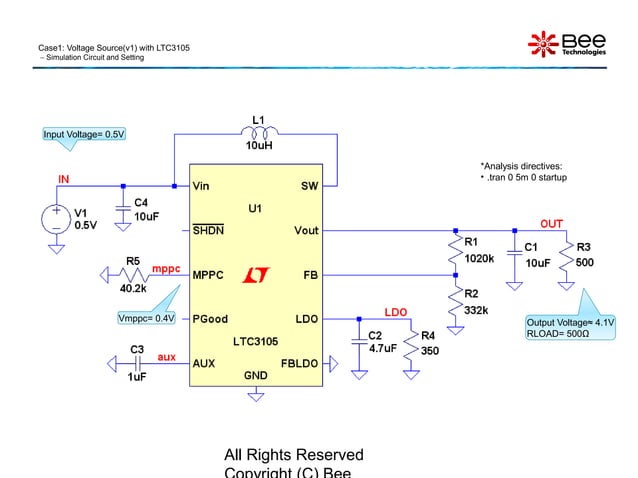 Circuit Simulation of LTC3105+Solar Cell(SPICE Model) Using LTspice ...