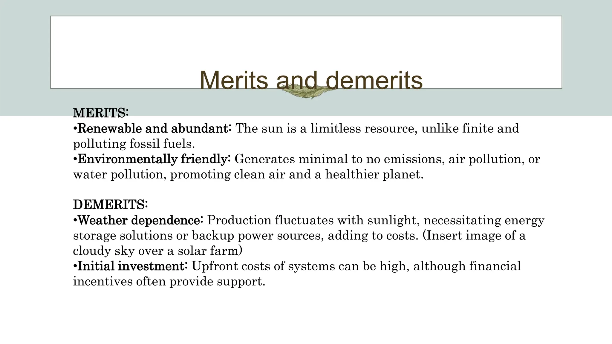 solar photovoltaic source of energy resources | PPTX