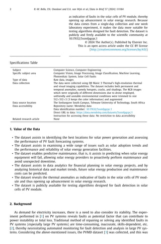 Photovoltaicmoduledatasetforautomatedfaultdetectionandanalysisinlargephotovoltaicsystemsusingpho ...