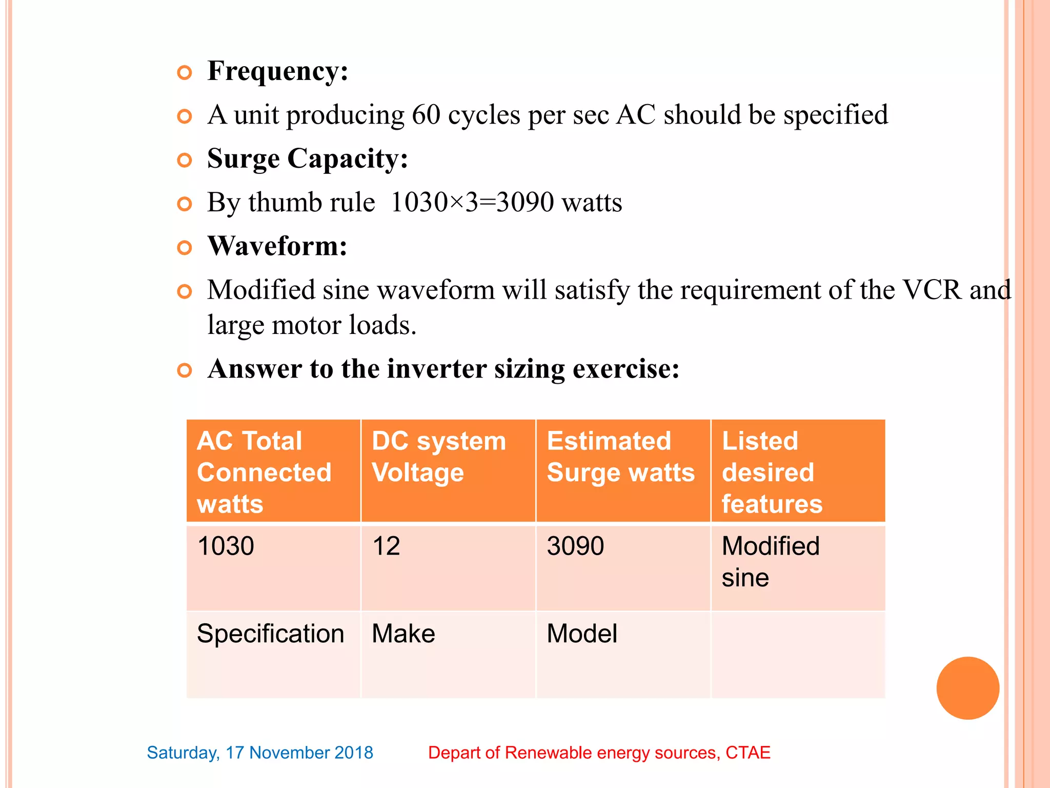 Photovoltaic modules & sizing of pv system | PPTX