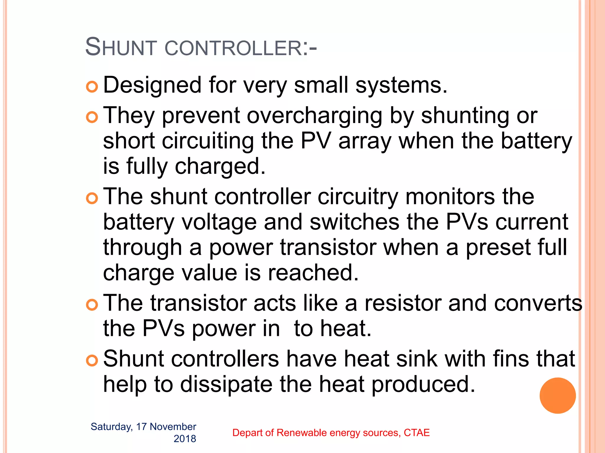 Photovoltaic modules & sizing of pv system | PPTX