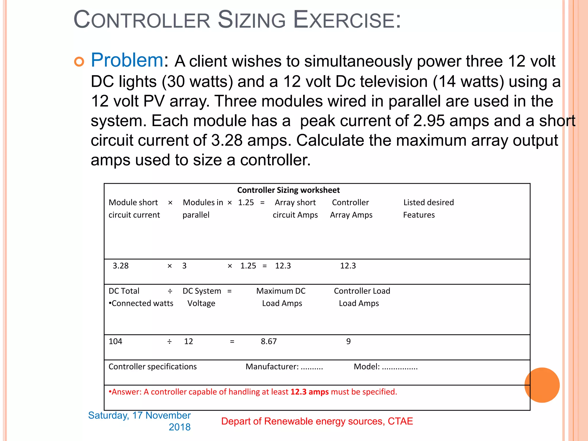 Photovoltaic modules & sizing of pv system | PPTX